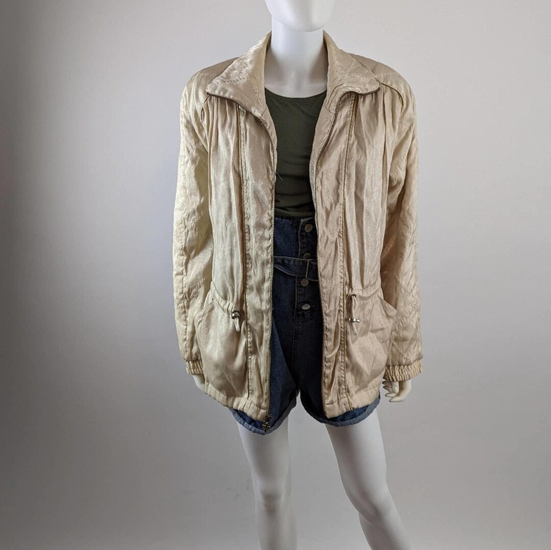 Vintage East West Gold Quilted Jacket - Etsy