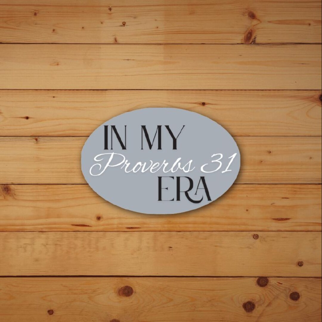 Proverbs 31 Era Sticker, Christian Laptop Decal - Etsy