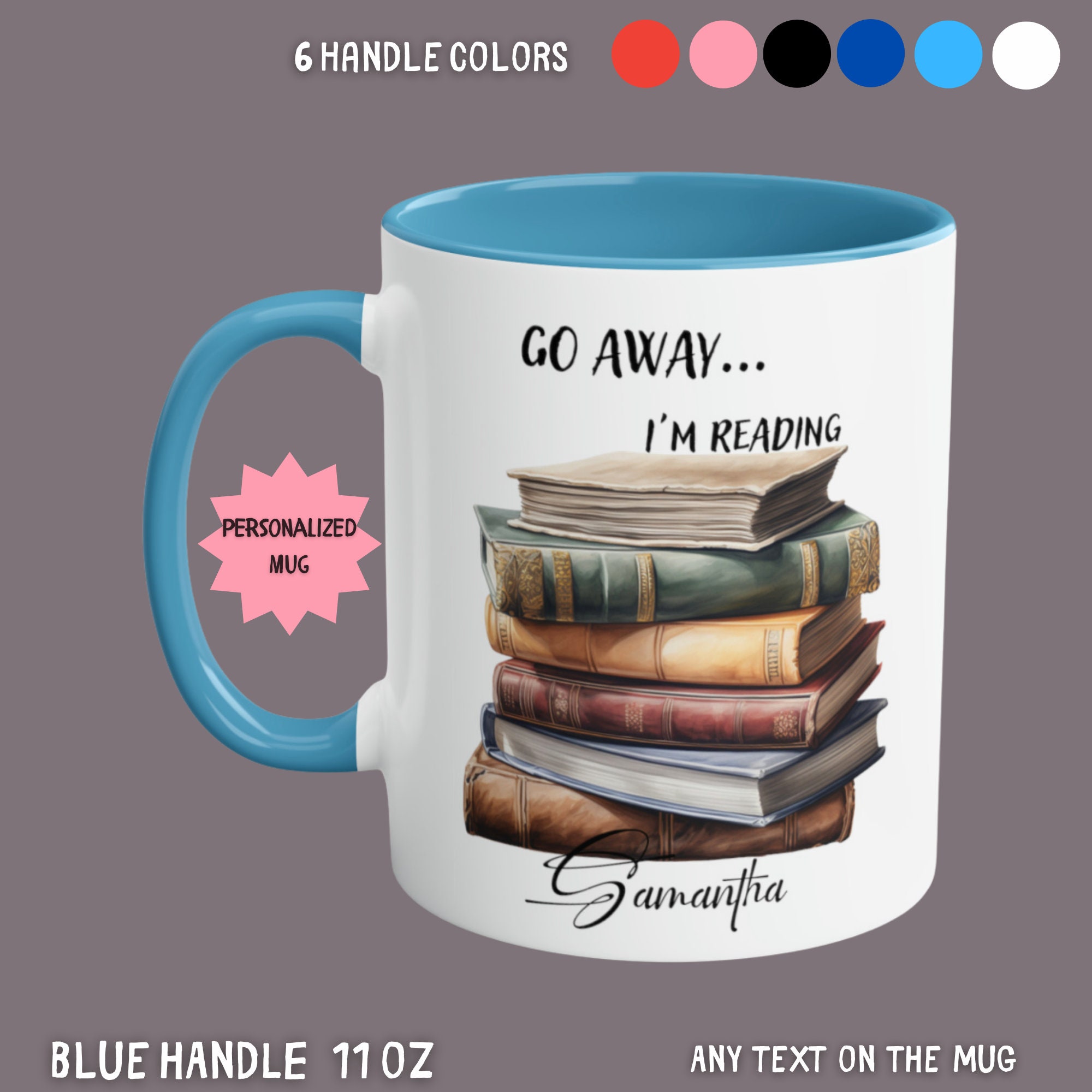 Bookish Mug, Book Lover Reading Custom Text Mug, Best Husband Mummy ...