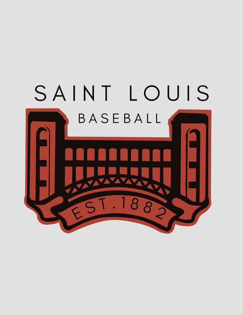 Saint Louis Baseball - Busch Stadium - T Shirt - Etsy