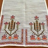 Cretan Embroidery Table Runner, Vintage Greek Handmade Embroidered ...