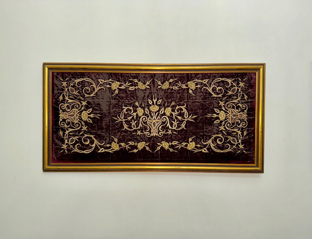 Ottoman Bindalli Antique Wall Hanging, Vintage Turkish Empire Wall ...