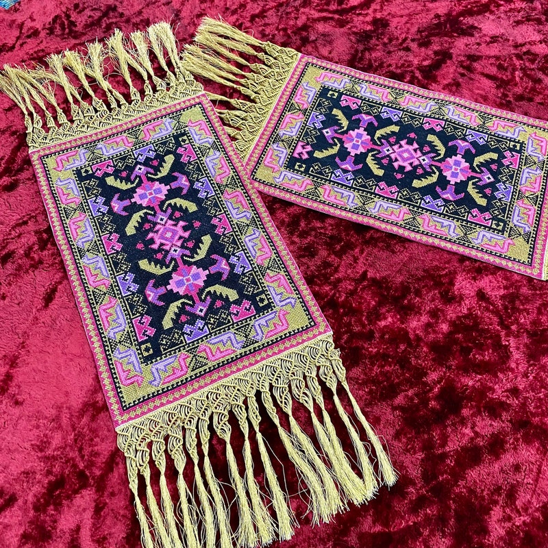 Embroidered Postcard - Etsy