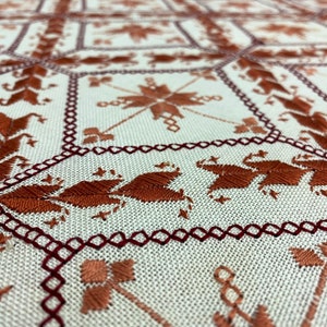 Greek Cretan Folk Textile, Hang Stitched Embroidery, Antique Vintage ...