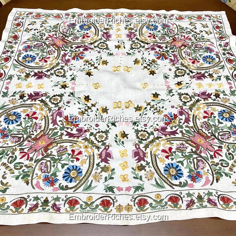 Vintage Table Cloth - Etsy