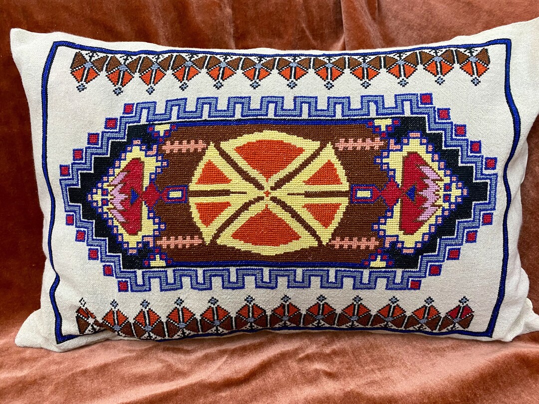 Vintage Style Greek Traditional Cushion Pillow Cases Cover, Cretan ...