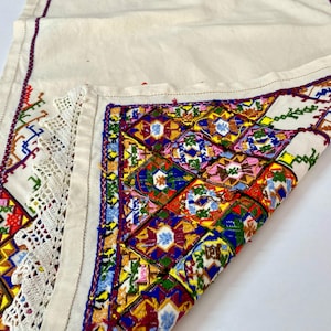 Greek Cretan Handmade Embroidery Set, Folklore Embroidered Textiles ...