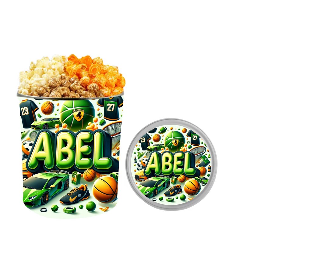 Custom Popcorn Tins Designs - Etsy