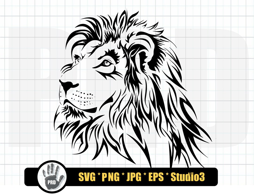 Lion Svg Bundle Lion Svg Lion Clipart Svg Lion Lion Svg File Cameo Cut ...