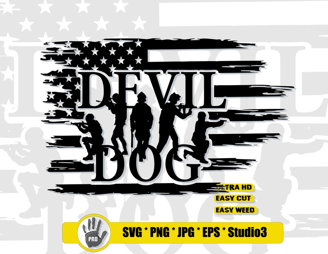 Marine Svg American Flag Svg USMC Svg Veteran Svg Soldier Svg Svg Cut ...