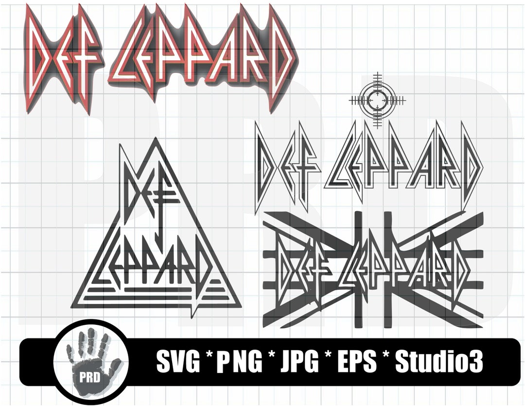 Def Leppard Rock Band svg / Def Leppard svg / 80's Rock Music / Hair ...