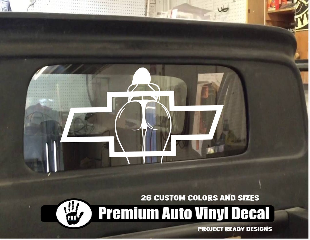 Custom Chevy Bowtie Decal - Etsy