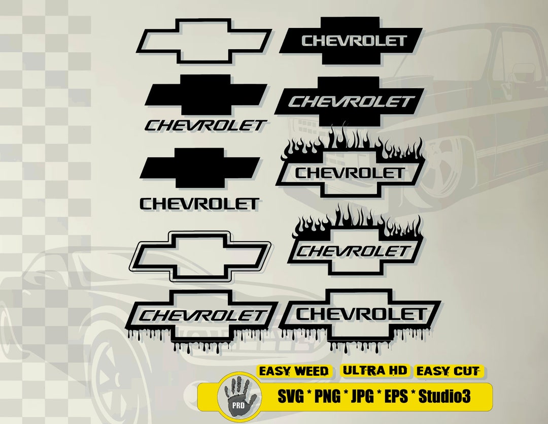 Chevy Custom Bowtie Svg Bundle Chevy Svg Chevrolet Svg Chevy Bowtie Svg ...