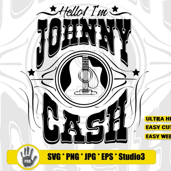 Johnny Cash Png - Etsy
