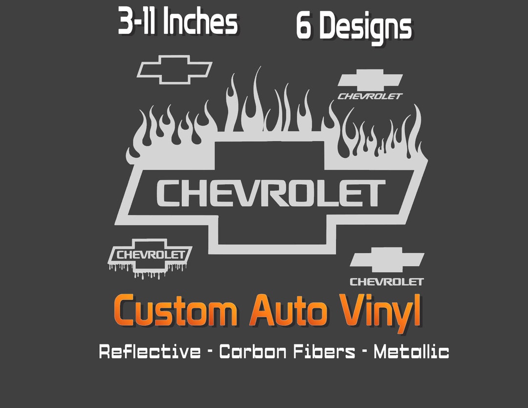 Custom Chevy Decal Chevrolet Decal Vinyl Chevy Decal Truck Decal ...