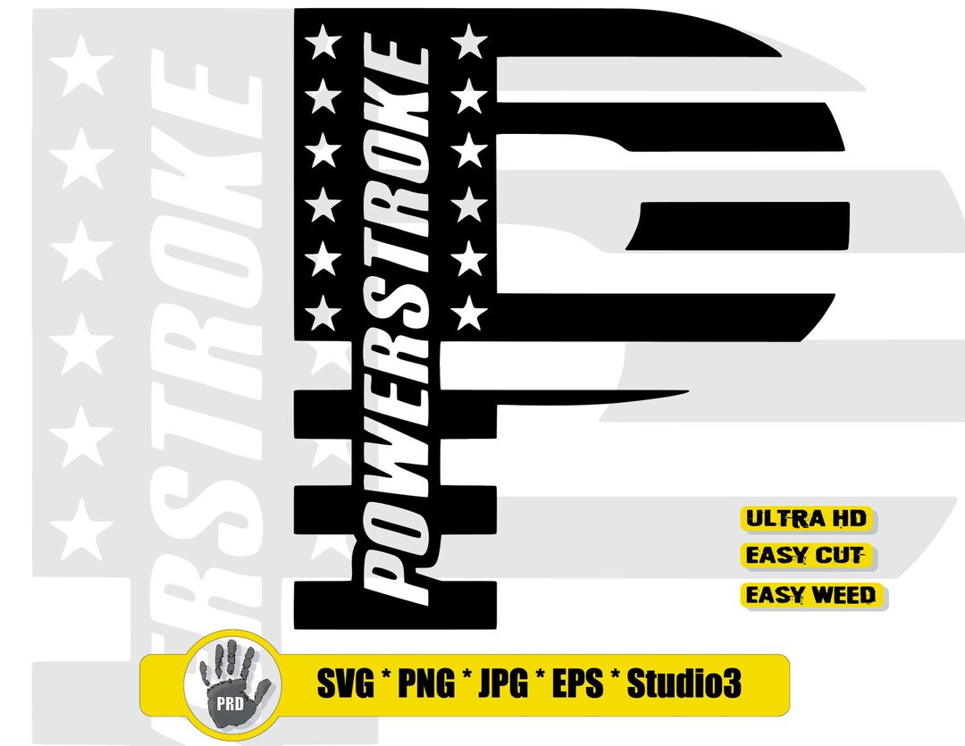 Powerstroke Diesel Svg Truck Decals Powerstroke Decal - Etsy