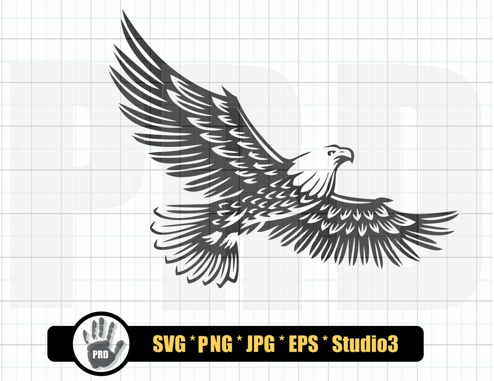Eagle SVG Design Bundle American Bald Eagle Svg Golden - Etsy