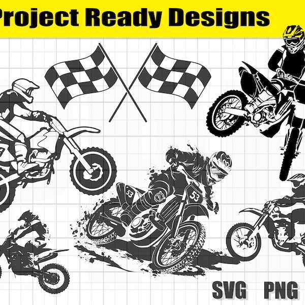 Dirt Bike Svg - Etsy