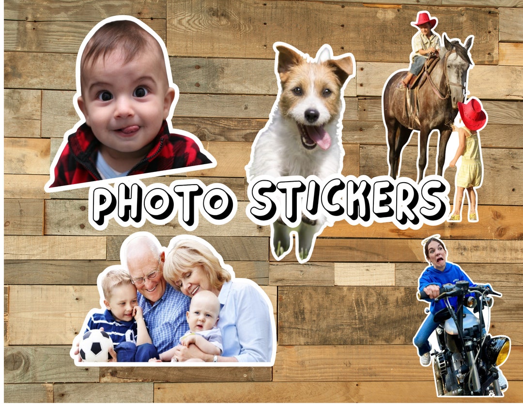 Custom Face Stickers Photo Face Stickers Personalized Face Stickers ...
