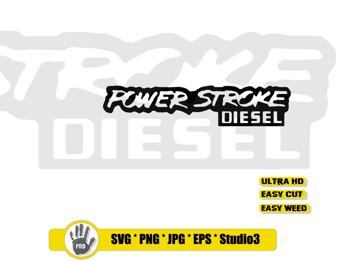 Power Stroke SVG Digital Design Ford Truck Decal Cut File Ford ...