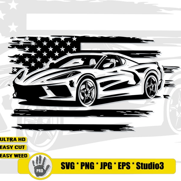 Corvette Svg - Etsy