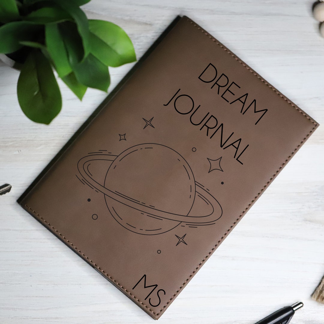Custom Leather Dream Journal, Personalized Journal, Engraved Journal ...