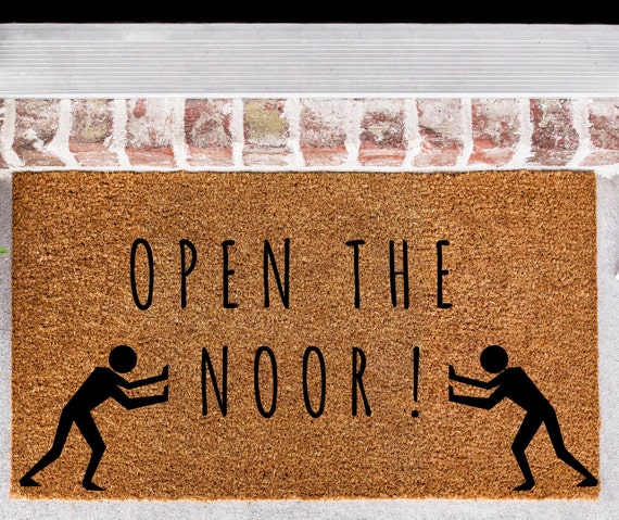 Open Door Welcome Mat