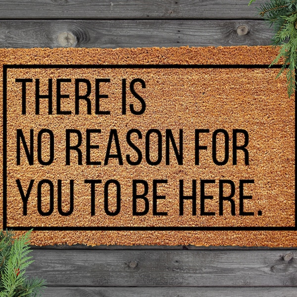 Rude Door Mat - Etsy
