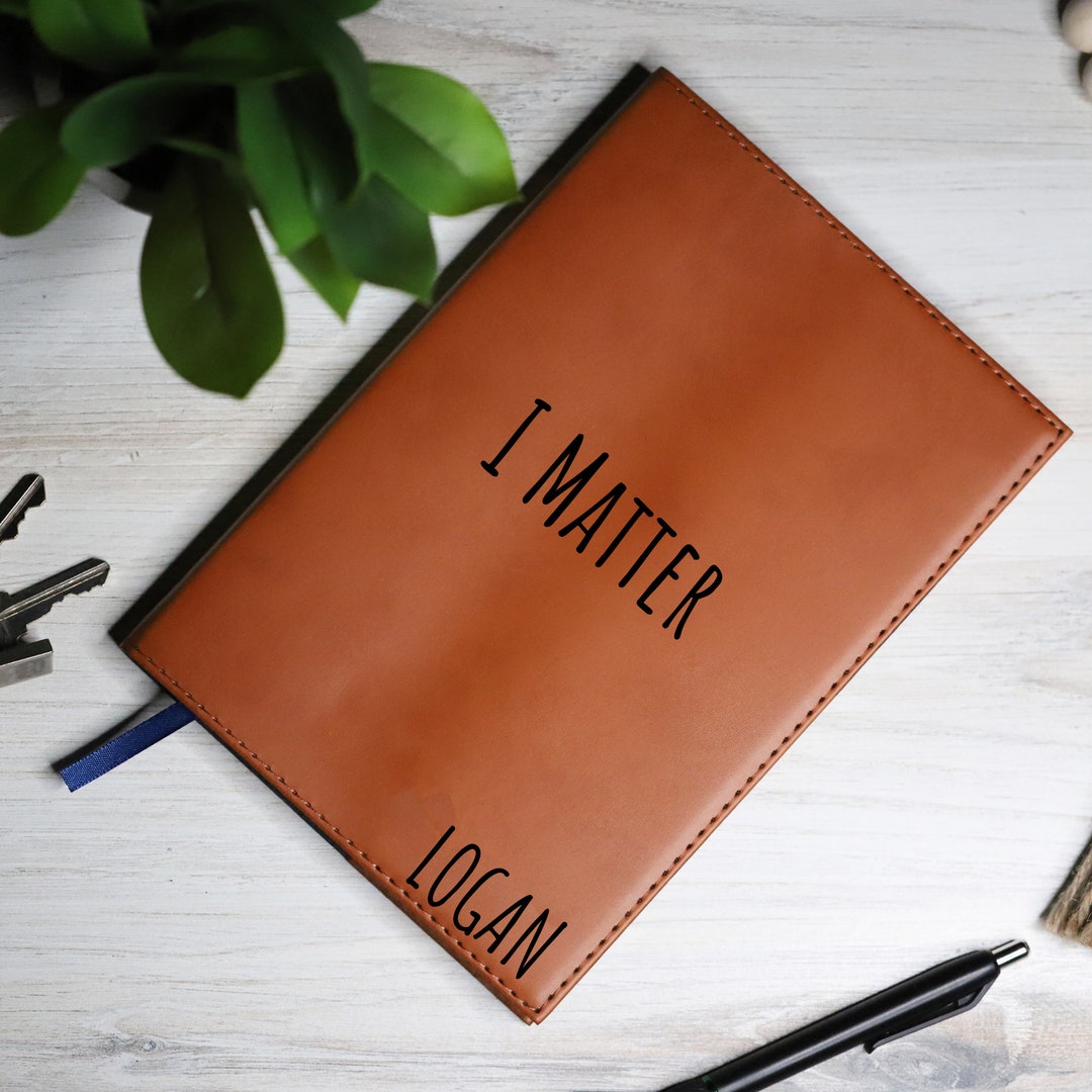 Personalized Leather Journal, Journal With Name Engraved, Engraved ...