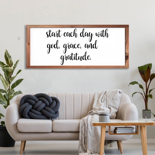 Grace and Gratitude Sign - Etsy
