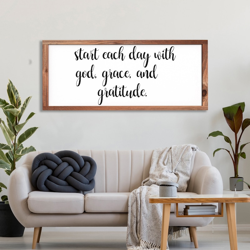 Grace and Gratitude Sign - Etsy