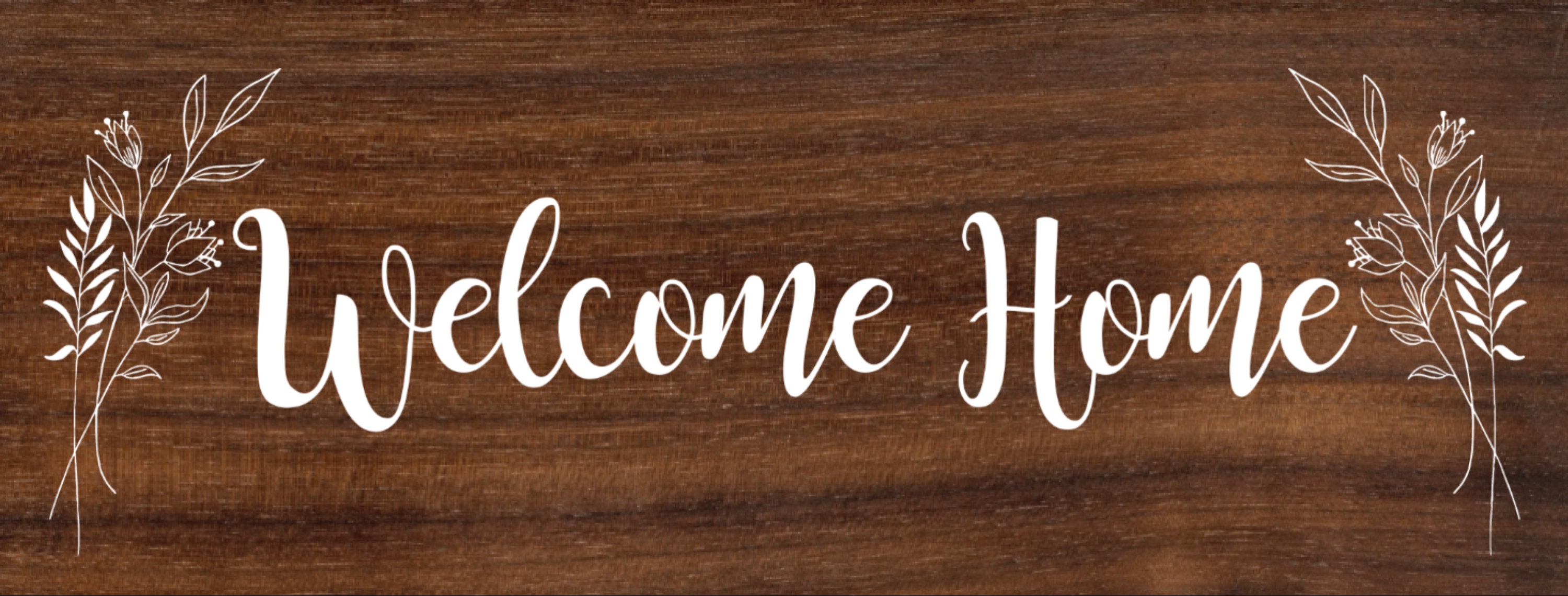 Welcome Home Wooden Plank Sign, Farmhouse Decor, Wooden Wall Art ...