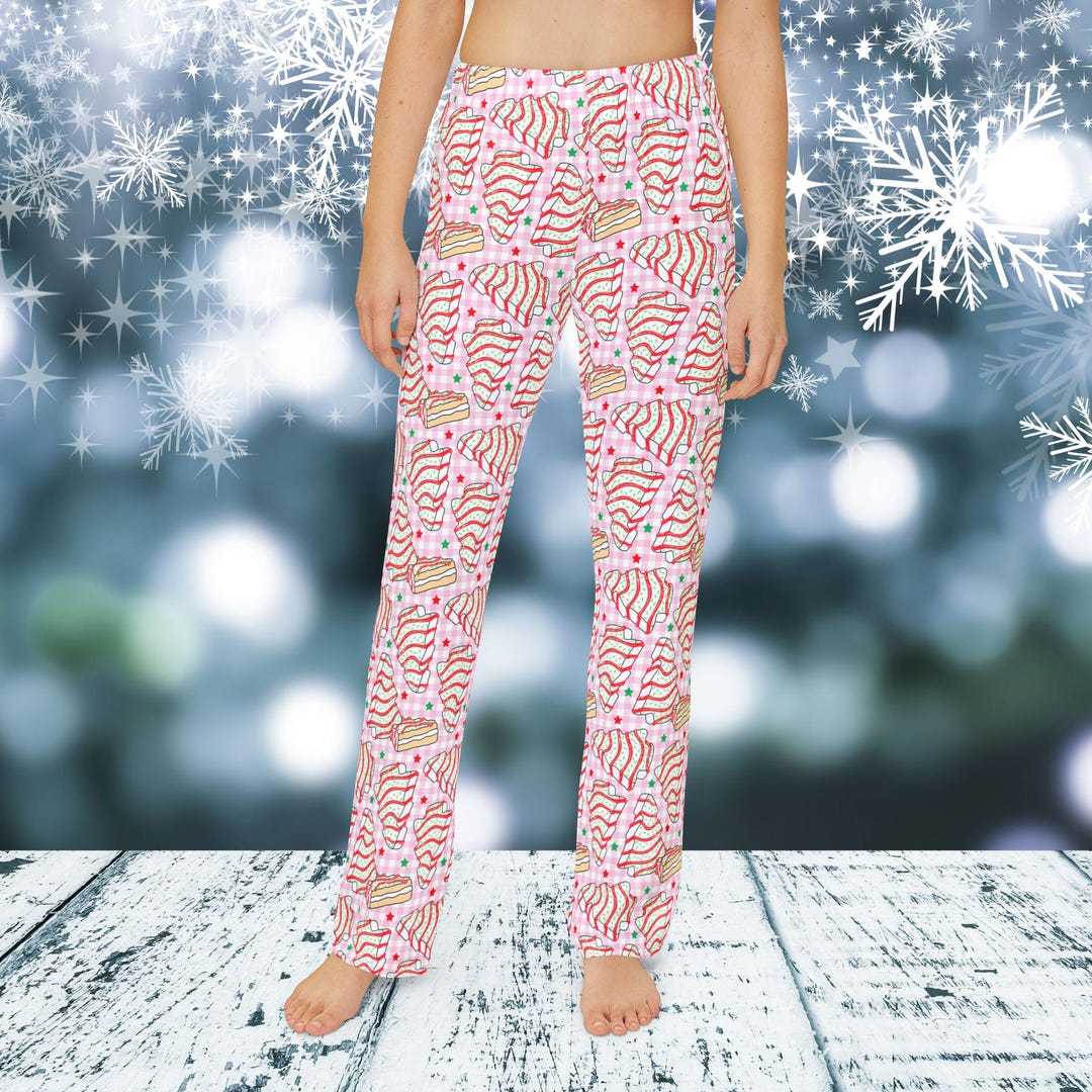 Snack Cake Kid's Pajama Pants, Christmas Matching Family Sleepwear ...