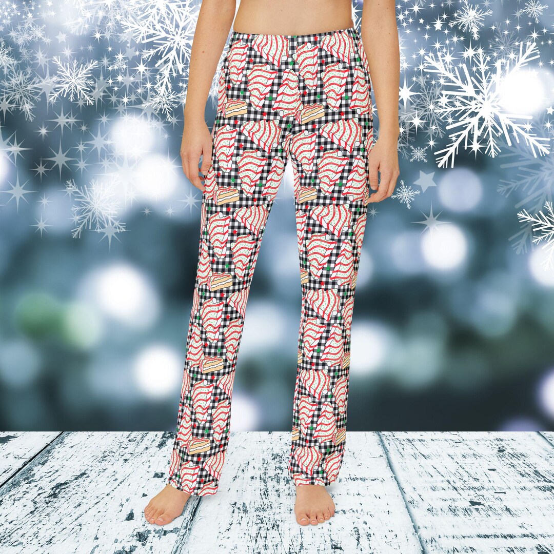 Snack Cake Kid's Pajama Pants, Christmas Matching Family Sleepwear ...