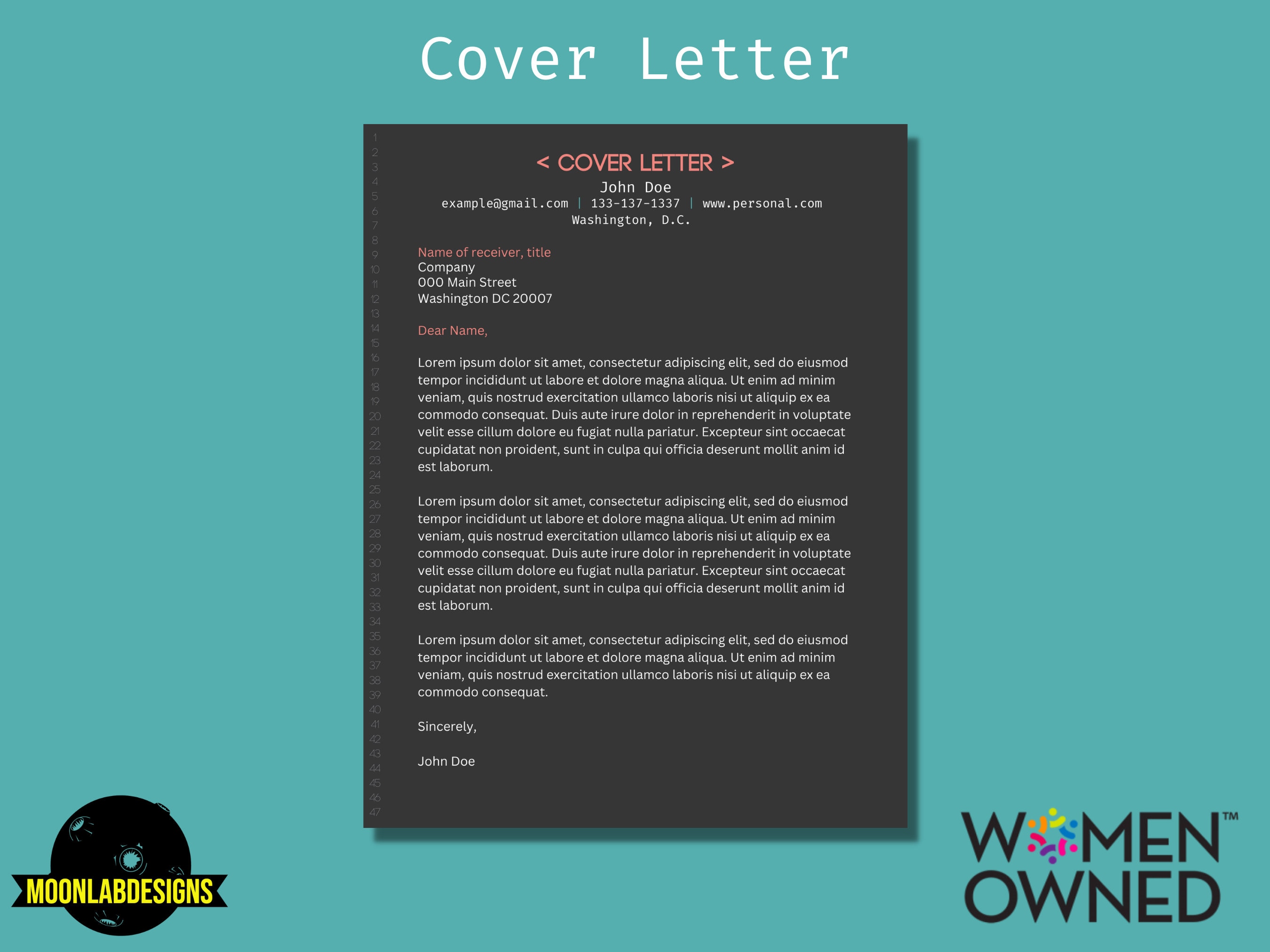 Tech Resume Template - Computer Science Resume - Software Developer ...