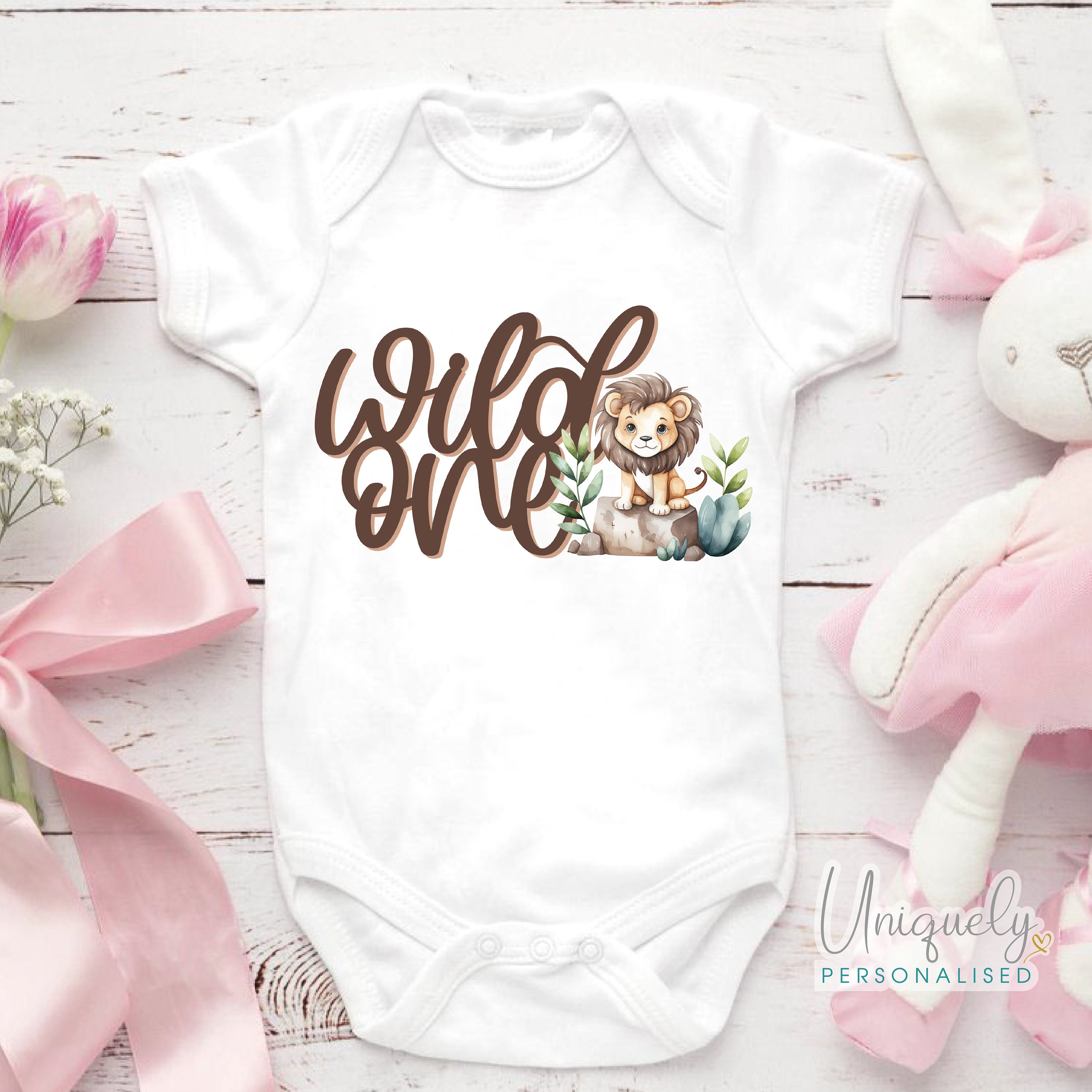 1st Birthday Wild One Clipart Animal Number One Digital - Etsy