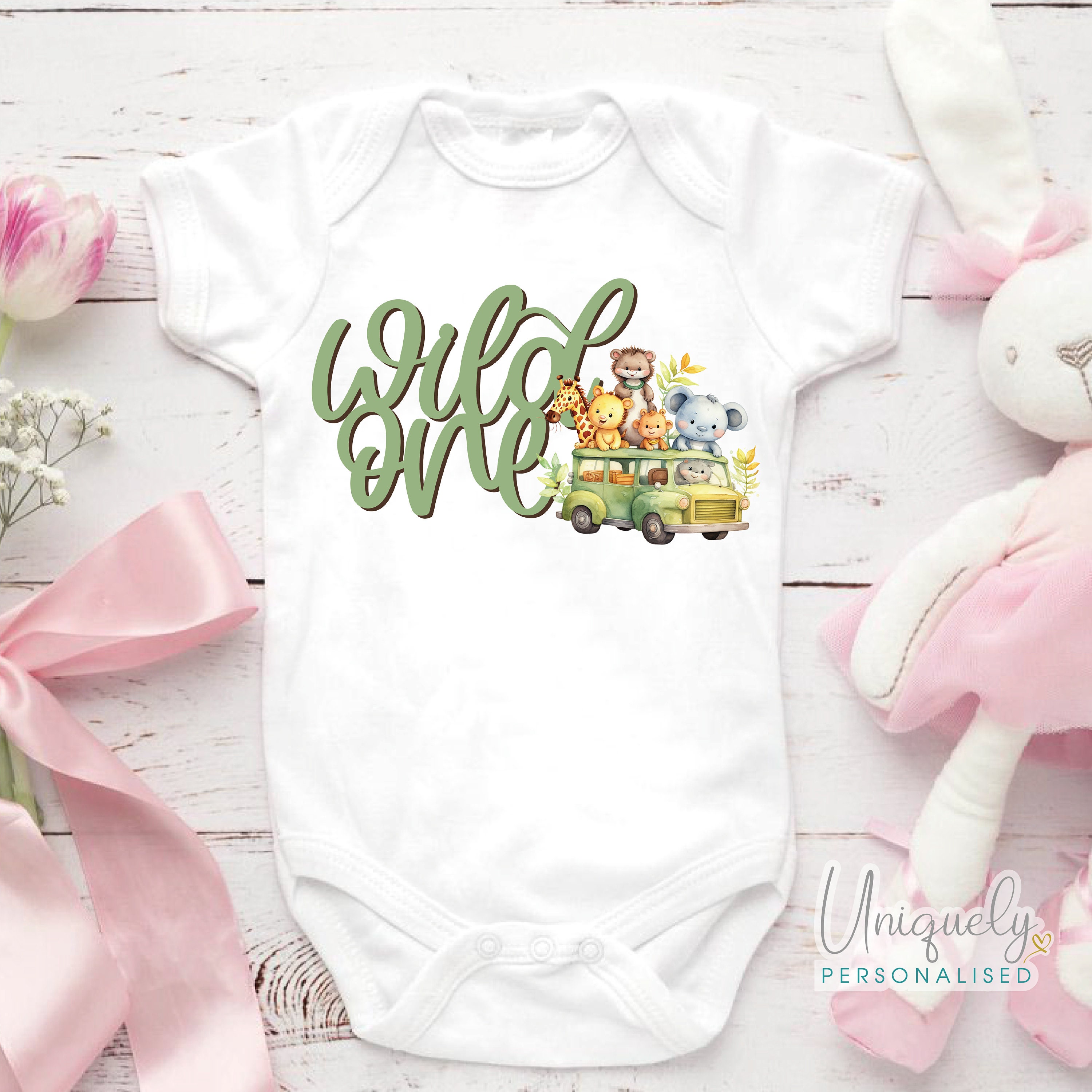 1st Birthday Wild One Clipart Animal Number One Digital - Etsy