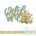 1st Birthday Wild One Clipart Animal Number One Digital - Etsy