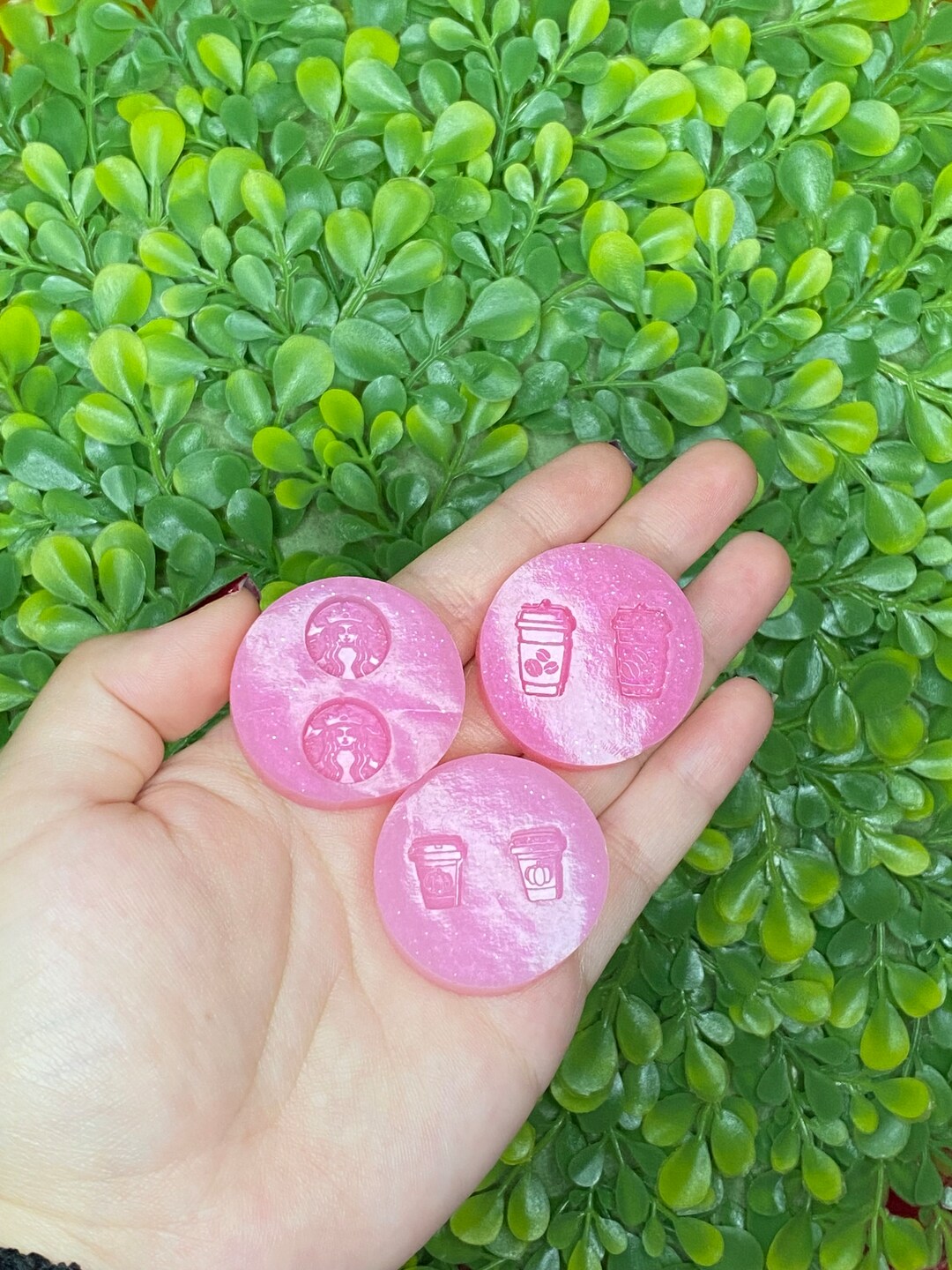 Starbucks Coffee Queen, Coffee Cup Studs Earrings Mold *handmade Mold* *resin Mold* *jewelry ...