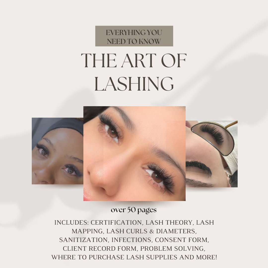 Digital Lash Extension Course Certification Included - Etsy