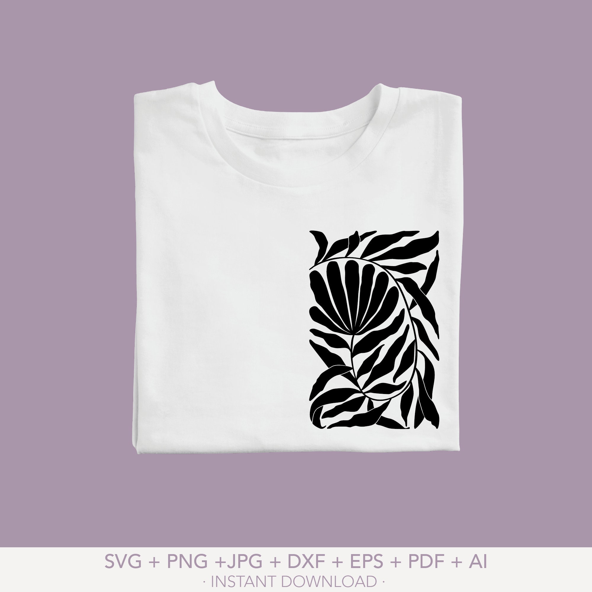 Abstract Flower SVG + Png + Jpg + Dfx + Eps + Ai - Instant Digital ...