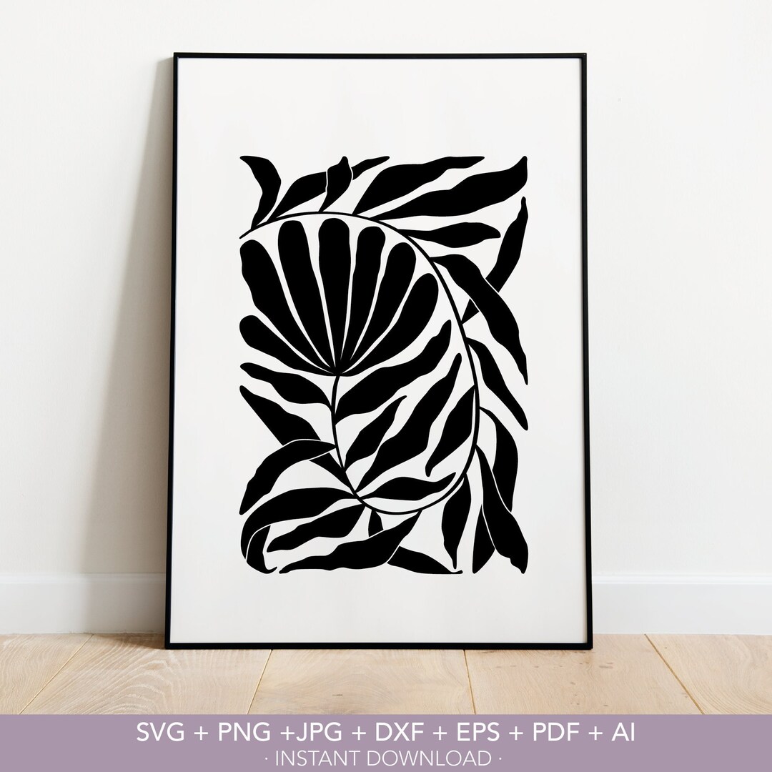 Abstract Flower SVG + Png + Jpg + Dfx + Eps + Ai - Instant Digital ...