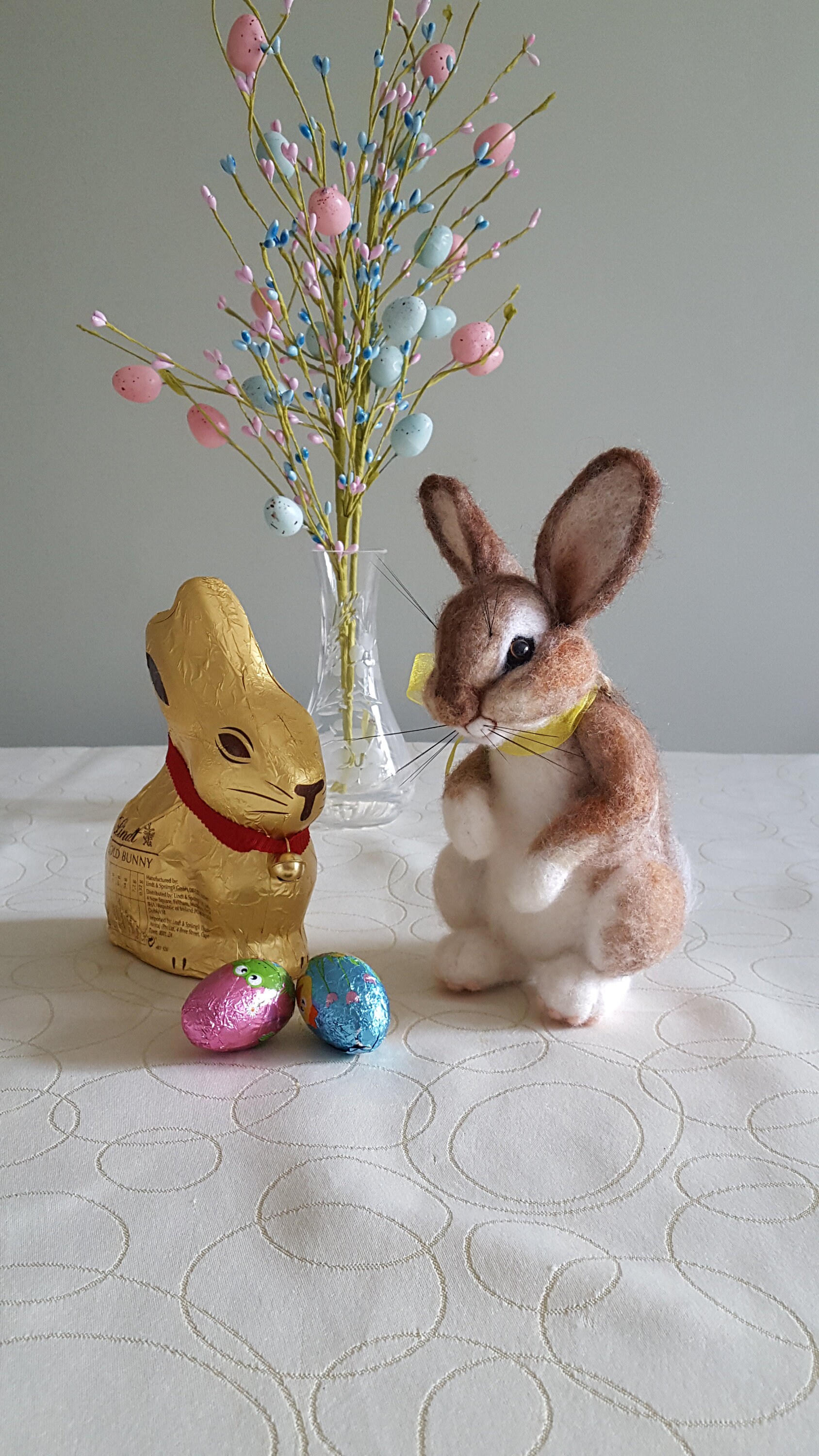 Needle Felted Cute Brown Rabbit Called Marigold - Etsy