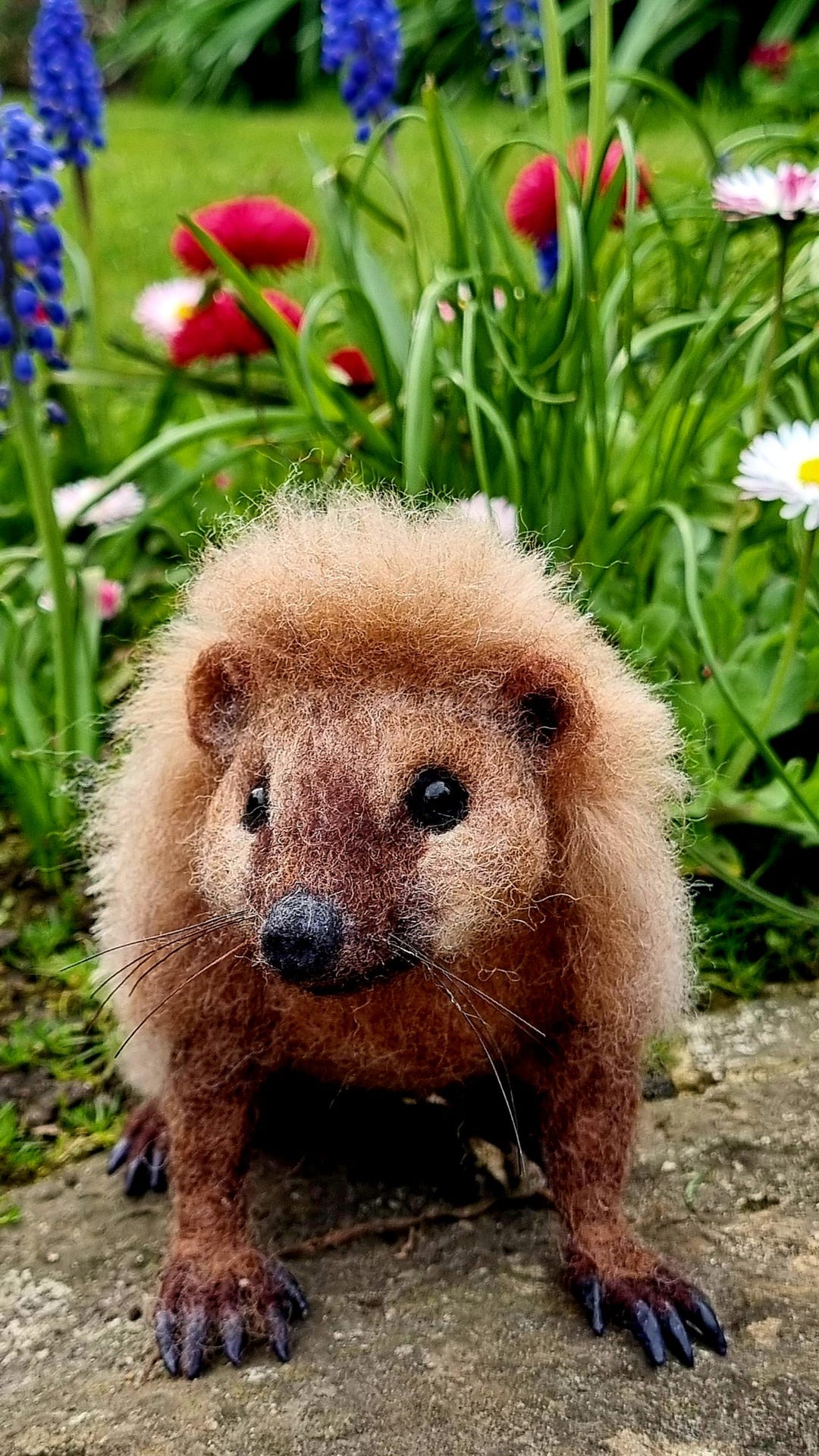 Hedgehog Called Spike Made From Natural Wool and Mohair Fabric, Unique ...