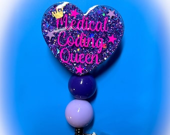 Medical Billing and Coding Badge Reel, Medical Coder, Badge Reels ...