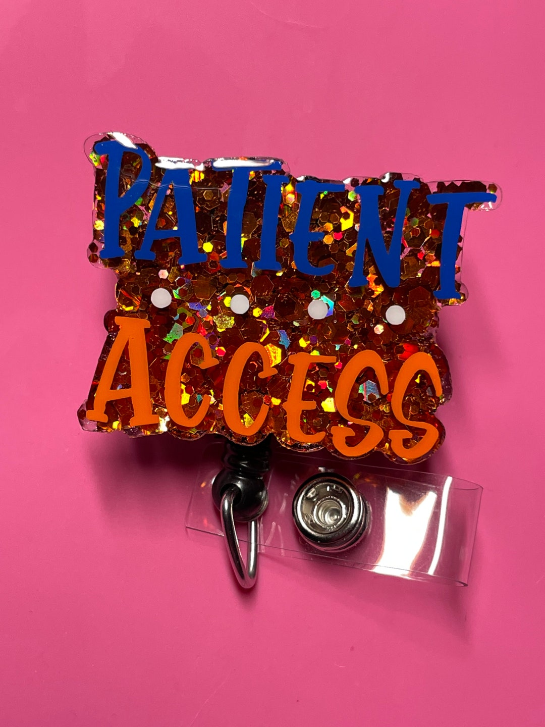 Patient Acess Badge Reel - Etsy