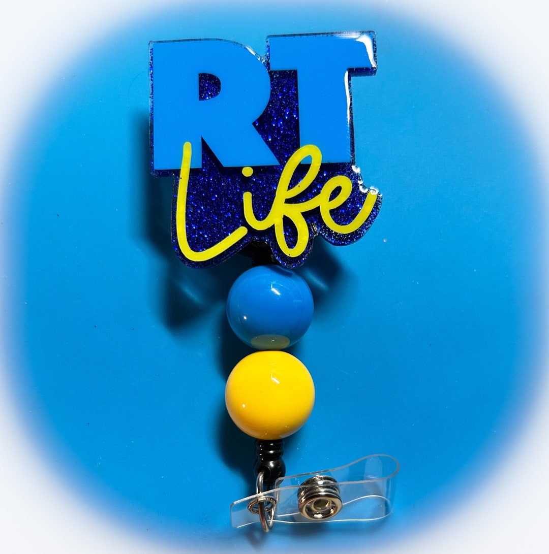 RT Life Badge Reel - Multiple Color Choices - Etsy