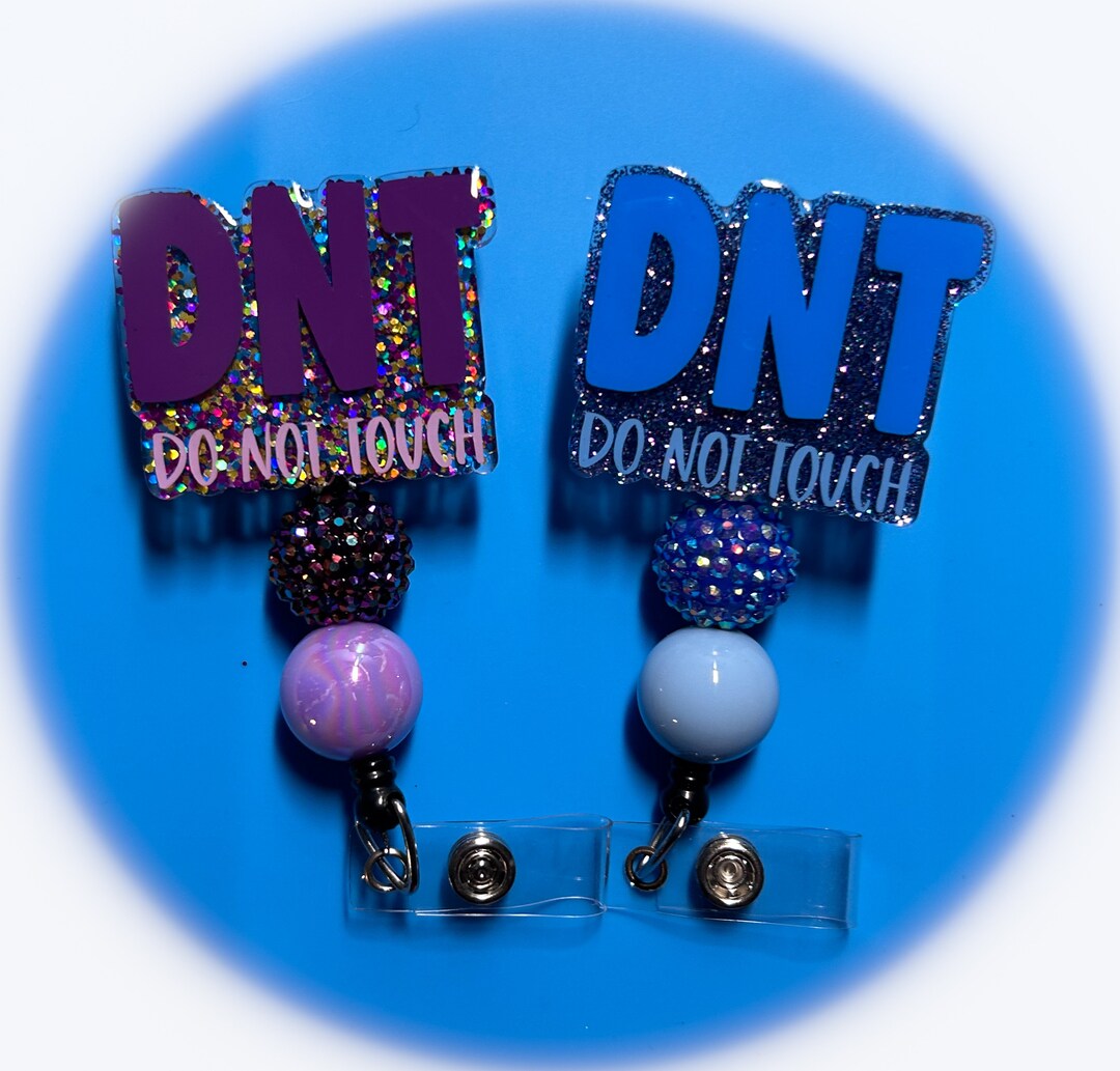 Do Not Touch Badge Reel - Etsy