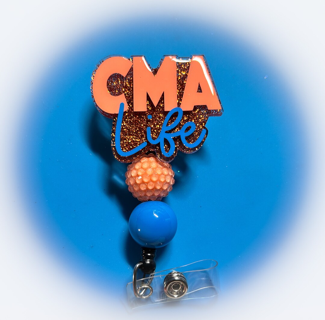 CMA Life Badge Reel - Multiple Color Choices - Etsy