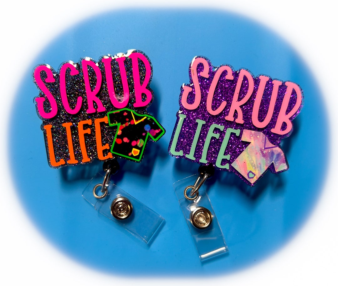 Scrub Life Badge Reel - Etsy